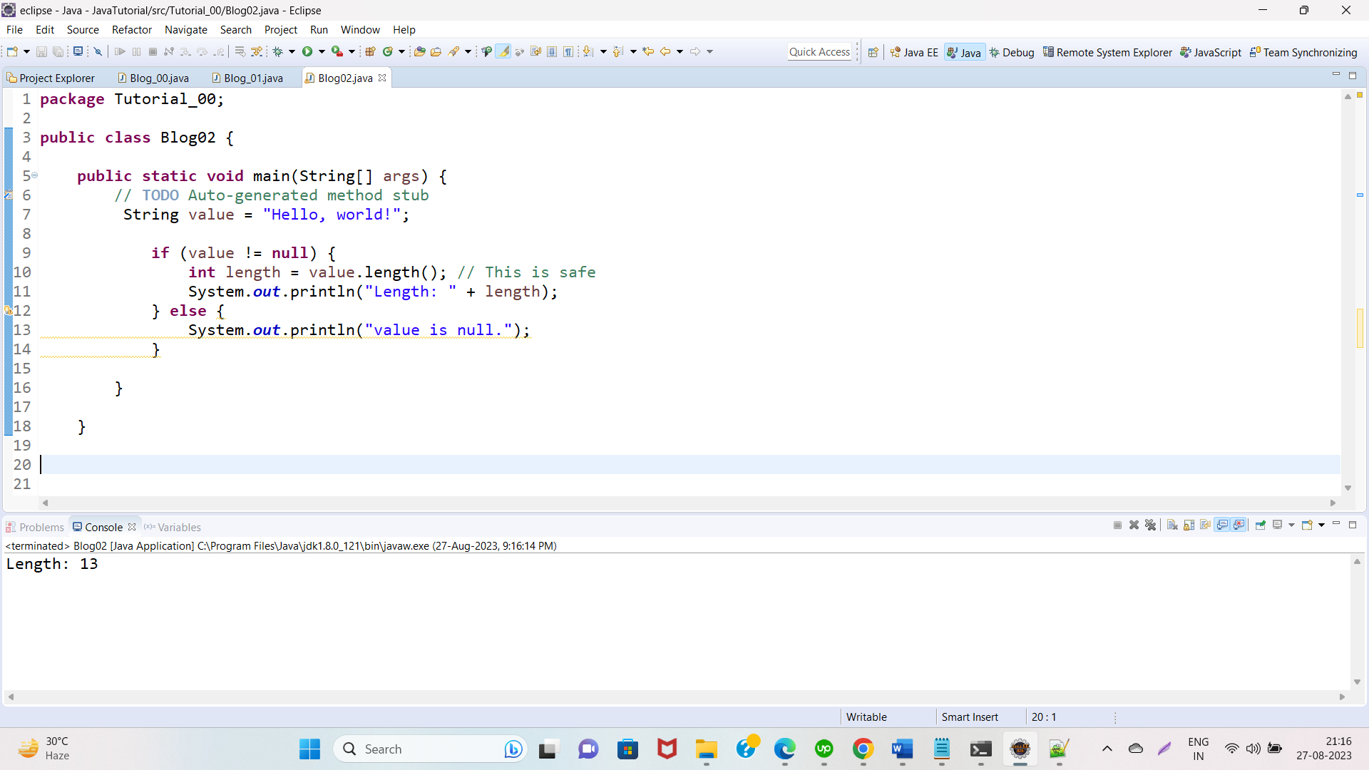 java.lang.ArrayIndexOutOfBoundsException in Java | Code2night.com